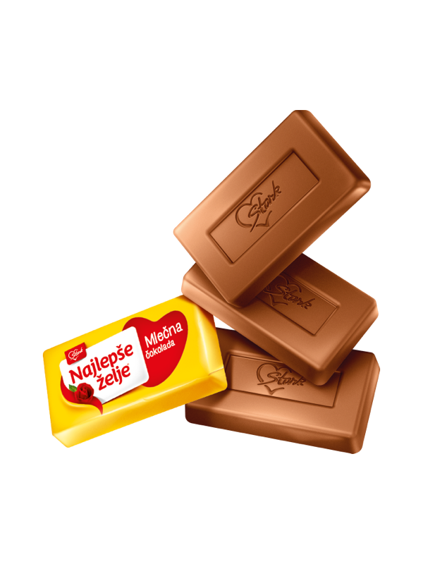 Najlepše Želje - Mini čokoladice od 150 grama - Oseti ukus